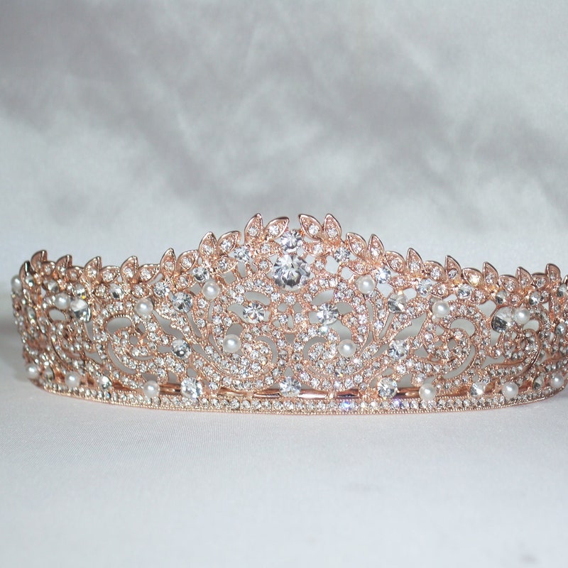 Rose Gold Tiara - Etsy