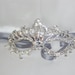 Sliver Rhinestone Mask, Crystal Mask, Bridal Mask, Wedding Mask ...