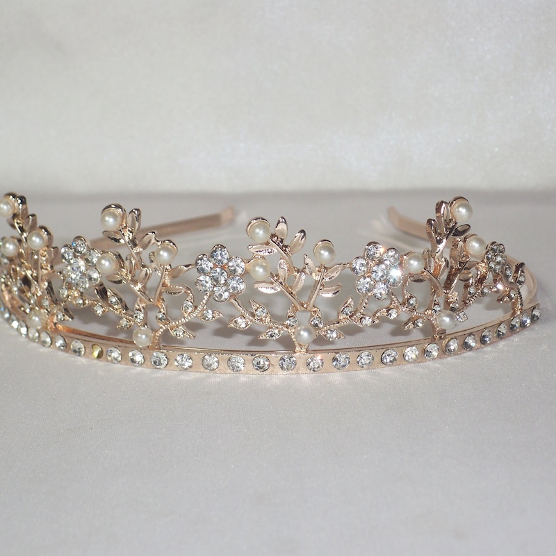 Gold Wedding Tiara - Etsy