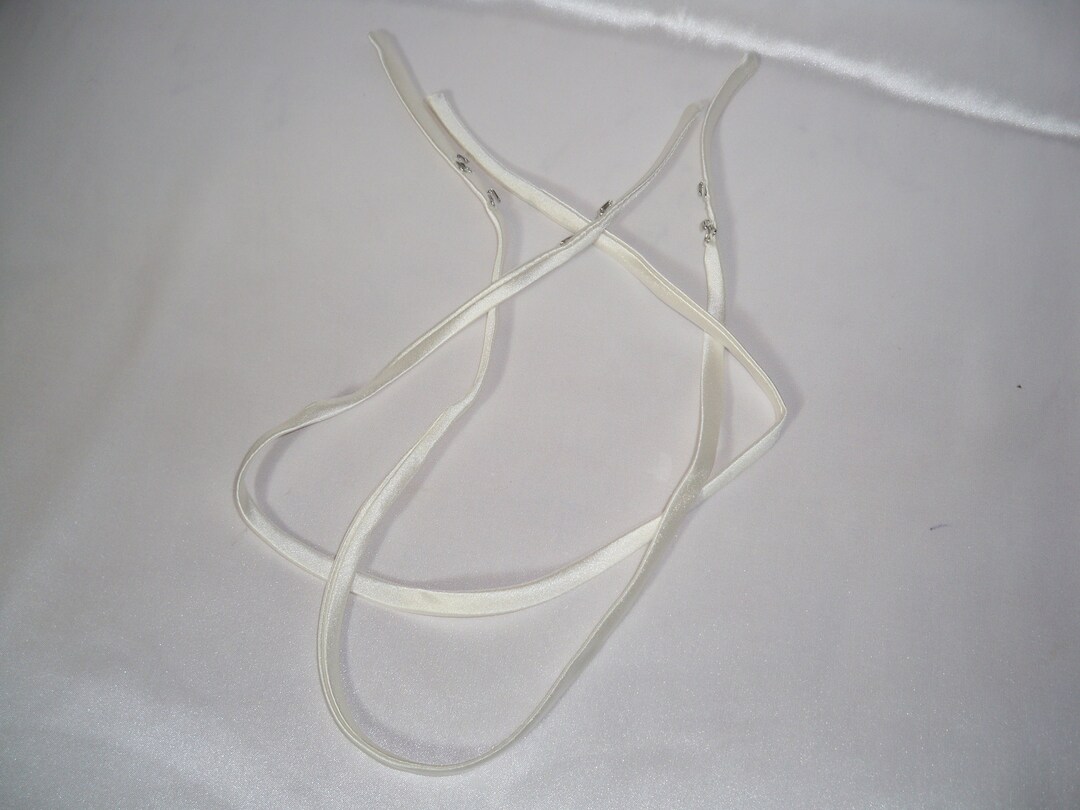 Detachable Satin Straps one Pair, Spaghetti Straps Wedding Bridal Prom ...