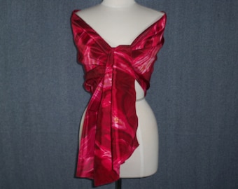 Red Evening Shawl | Etsy