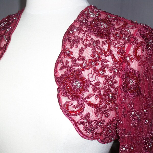 Red Shrug - Etsy