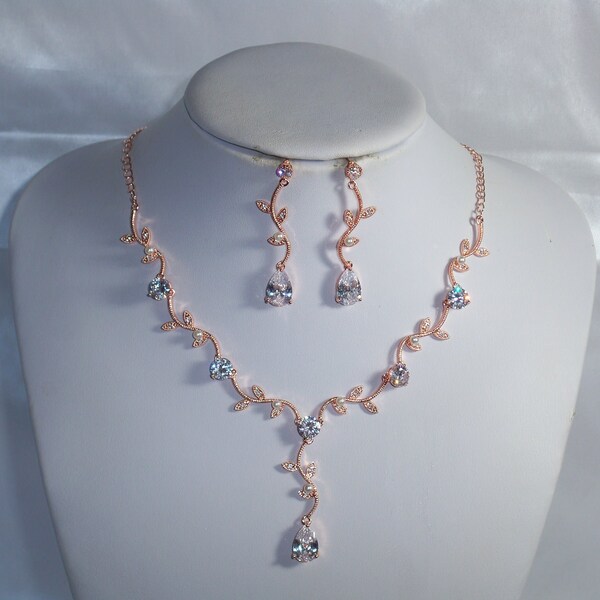 Rose Gold Prom Jewelry - Etsy