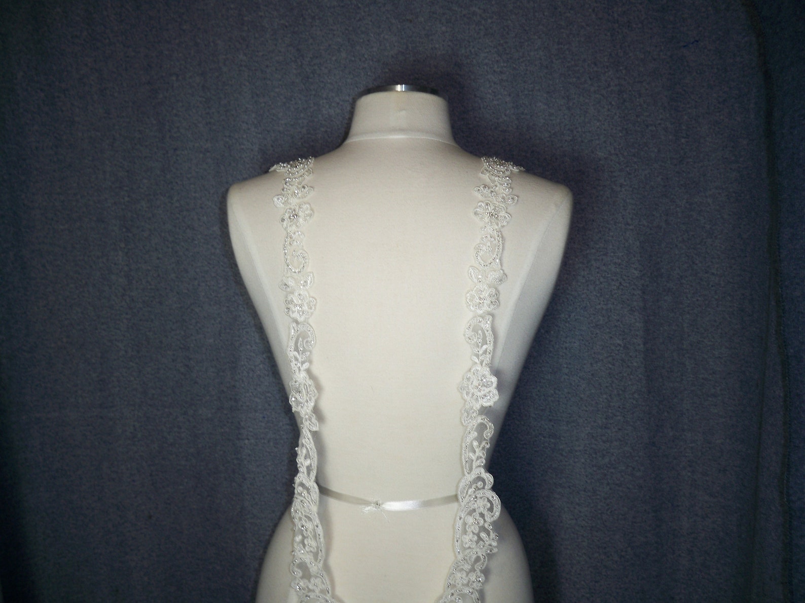 Lace Bridal Insert V Neck Inset Lace Attachable Straps - Etsy