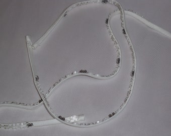 Detachable Satin Straps one Pair, Spaghetti Straps Wedding Bridal Prom ...