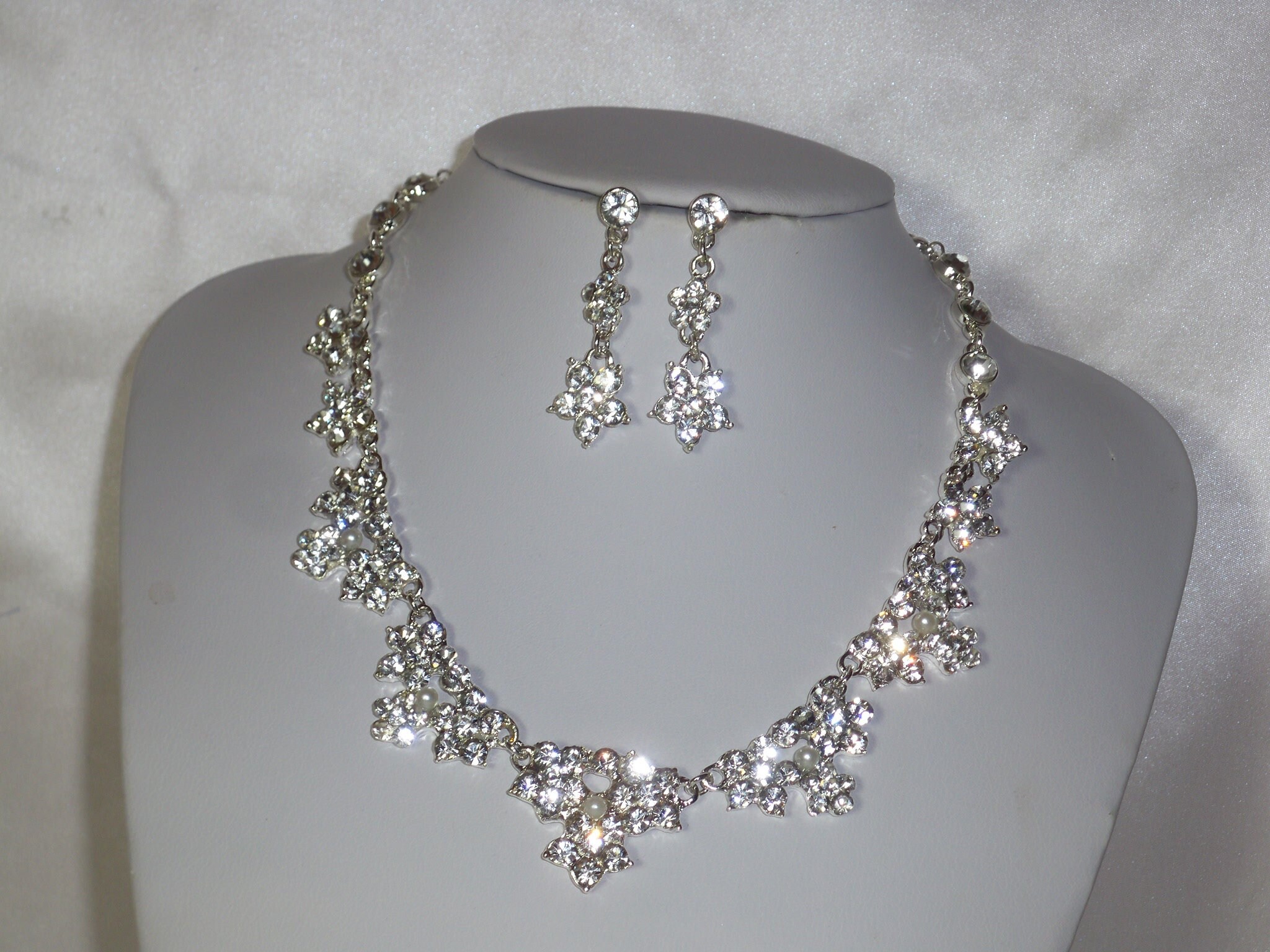 Prom Silver Necklaces
