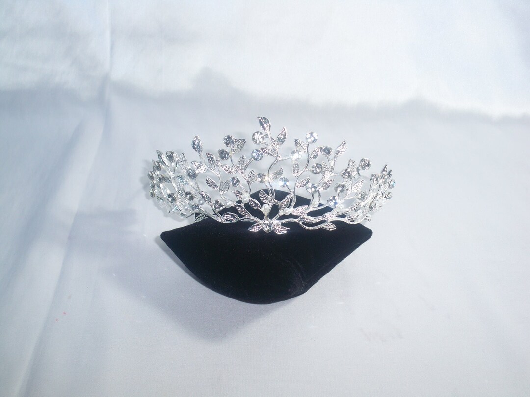 Floral Vine Tiara Crown, Bridal Tiara Crown Headpiece, Floral Tiara ...