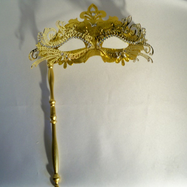 Mask on a Stick - Etsy