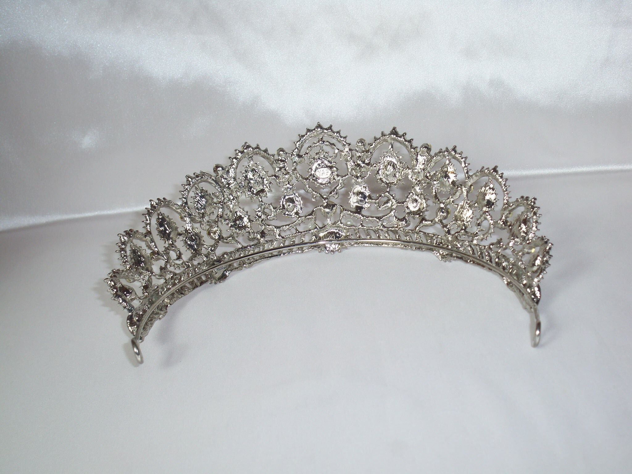 Rhinestone tiara bridal tiara prom tiara Quenceanera tiara | Etsy