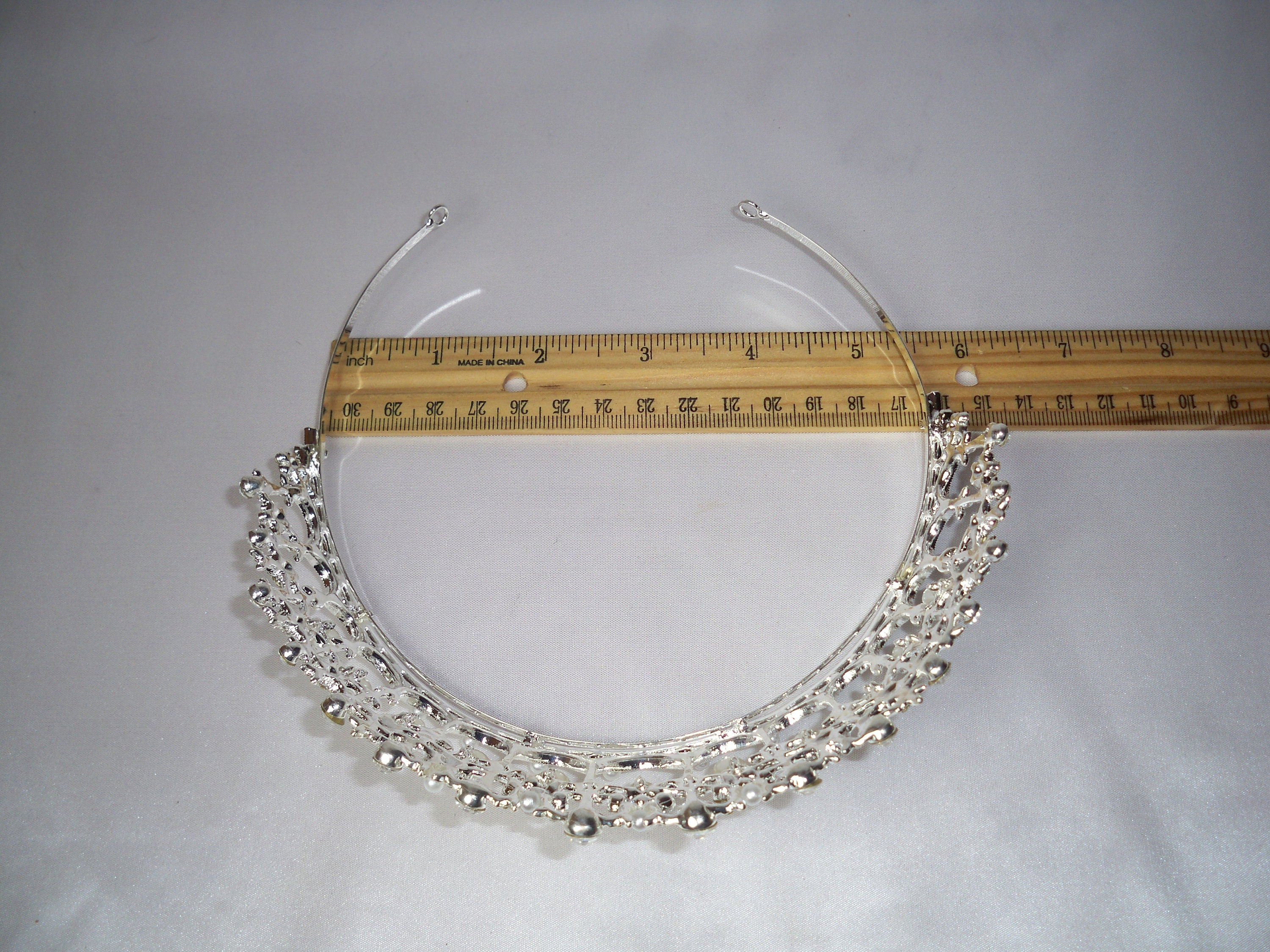 Rhinestone Pearl Tiara Crown Bridal Tiara Prom Tiara | Etsy