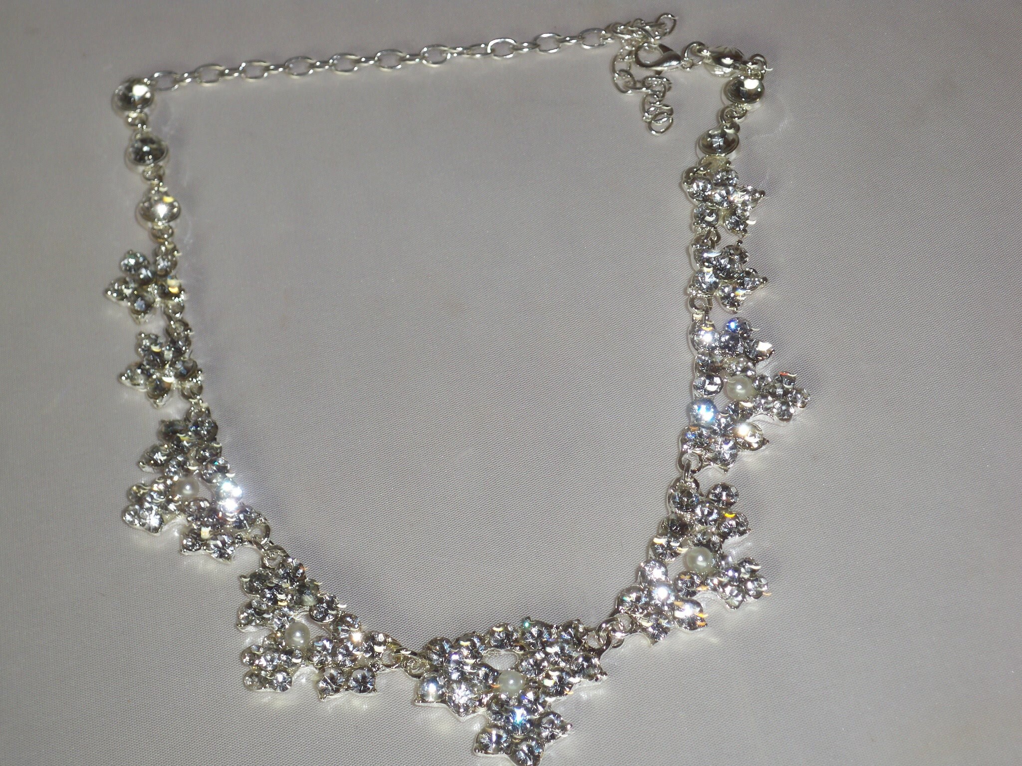 Rhinestone Necklace Set Bridal Jewelry Prom Necklace - Etsy