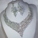 Necklace Set, Rhinestone Necklace Set, Bridal Necklace, Wedding ...