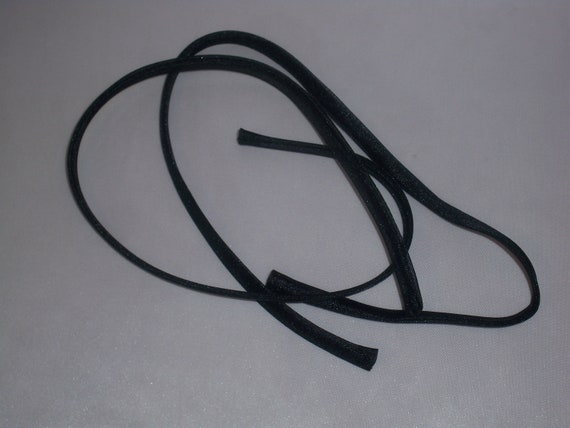 Black Detachable Satin Straps Spaghetti Straps Wedding | Etsy