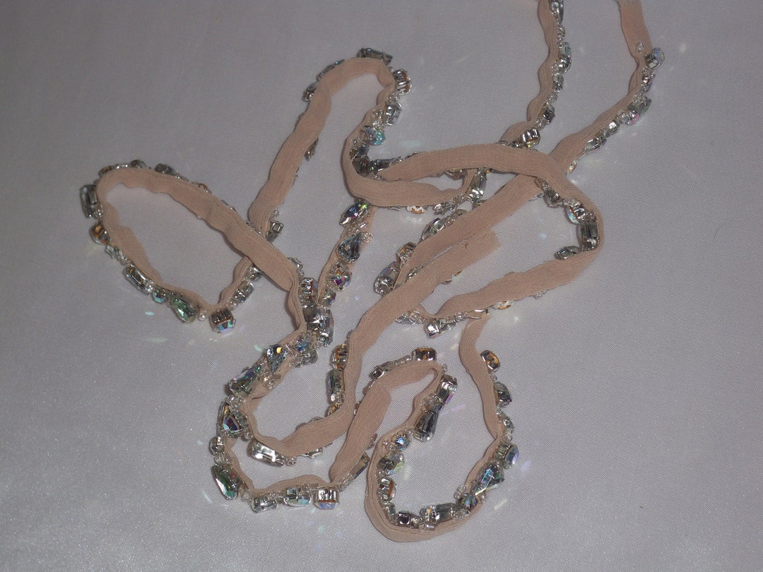 Rhinestone Beaded Bridal Straps, Attachable Spaghetti Straps, Shoulder ...