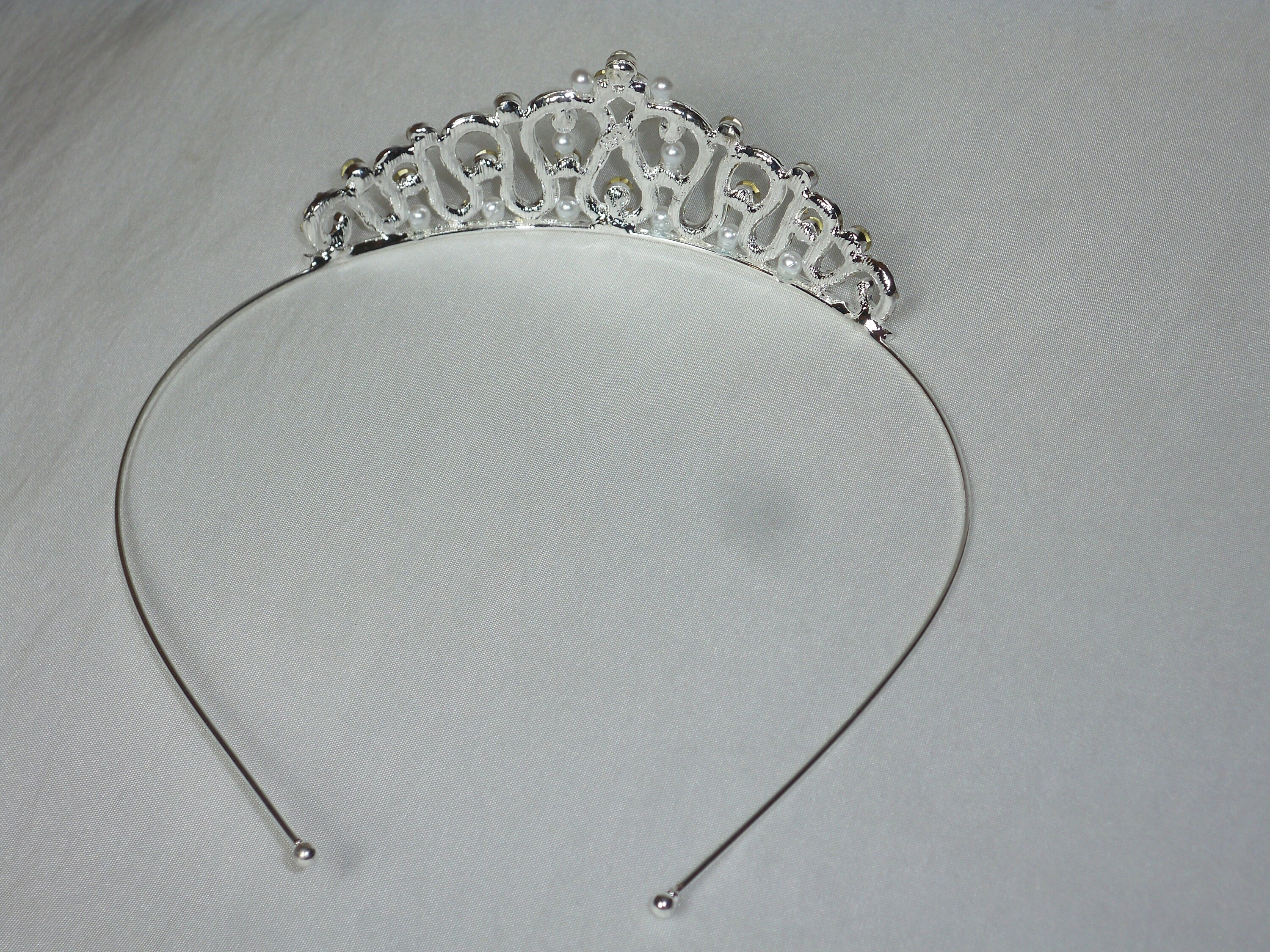 Rhinestone Tiara Bridal Tiara Prom Tiara Quenceanera Tiara - Etsy