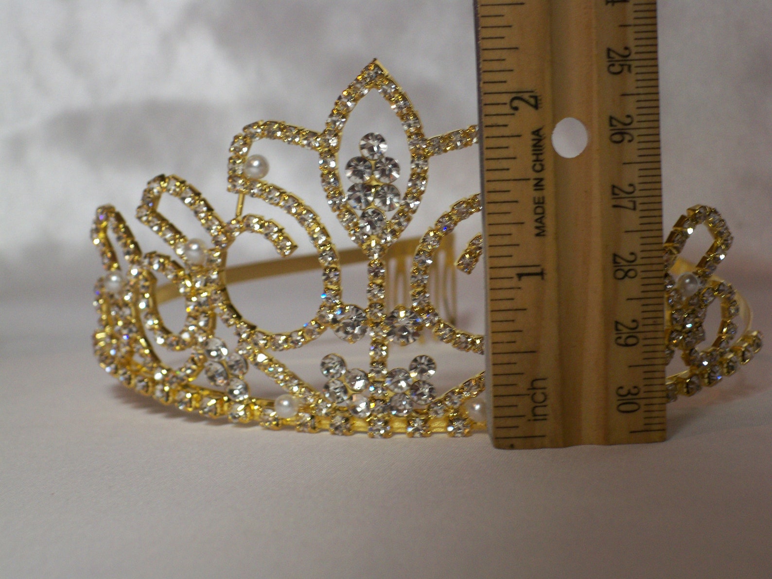 Gold Tiara Gold Crown Bridal Tiara Prom Tiara Quenceanera - Etsy