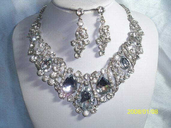 Silver Prom Necklaces