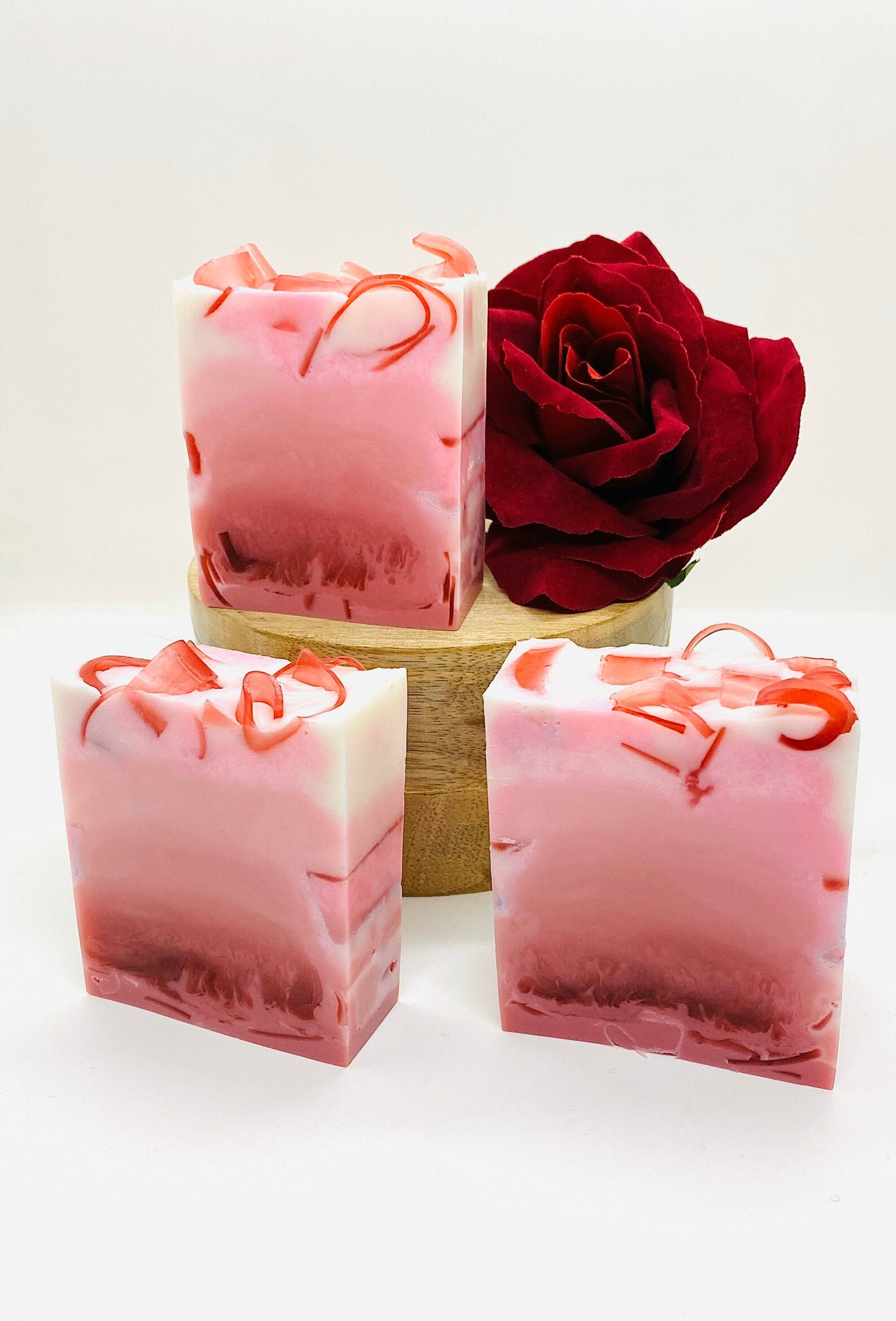 Handcrafted Soap Rose Soap Floral Soap Gift for her | Etsy