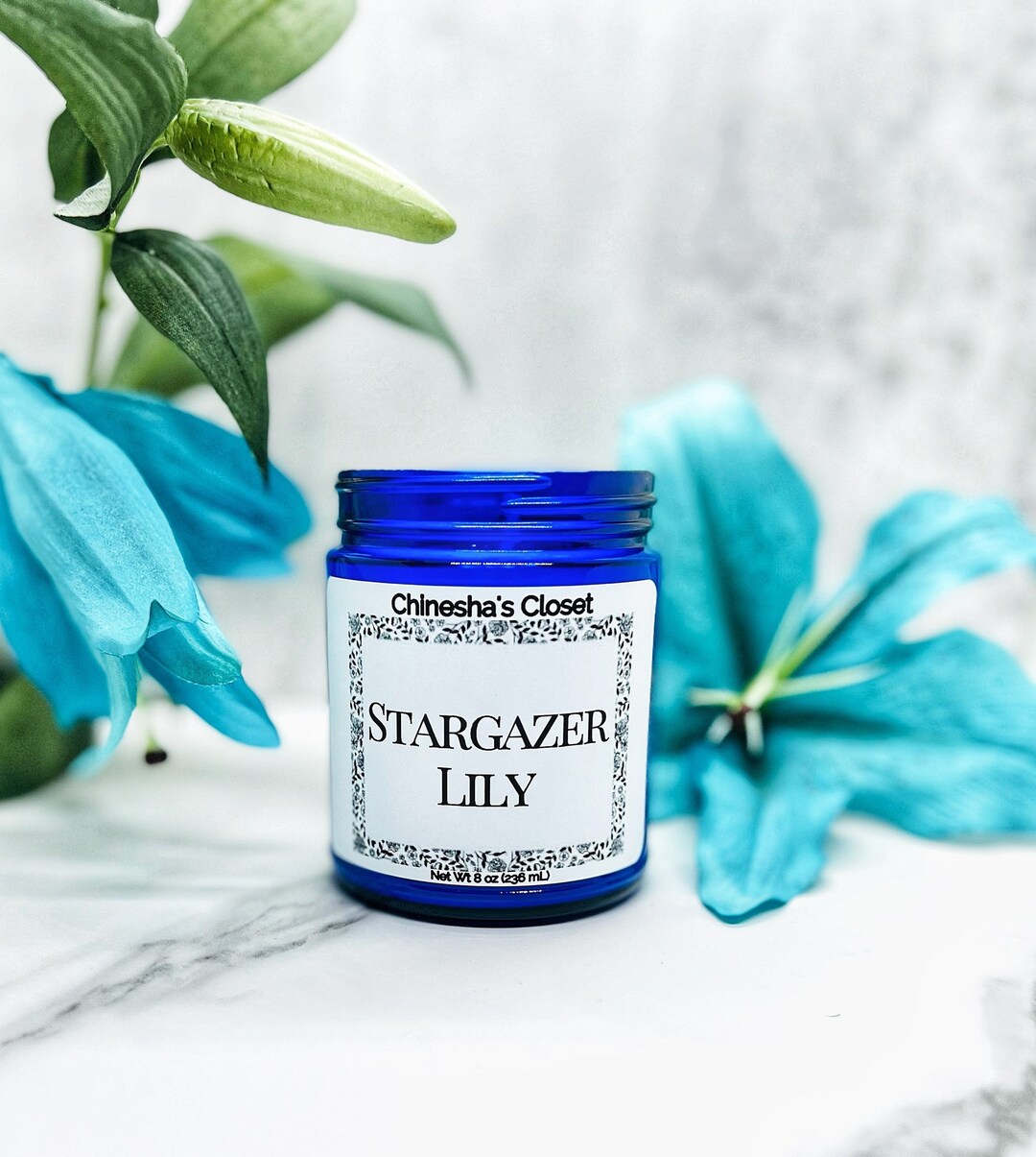 Stargazer Lily Soy Candle, Wood Wick, Homemade Candle - Etsy