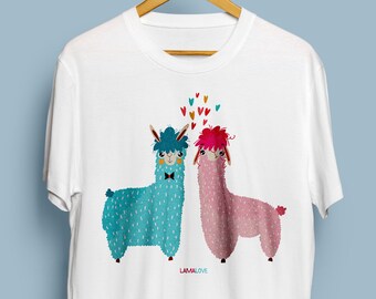 Llama love | Etsy