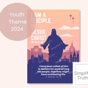 2024 Youth Theme Young Women Bulletin Board Kit Posters, Bookmarkers ...