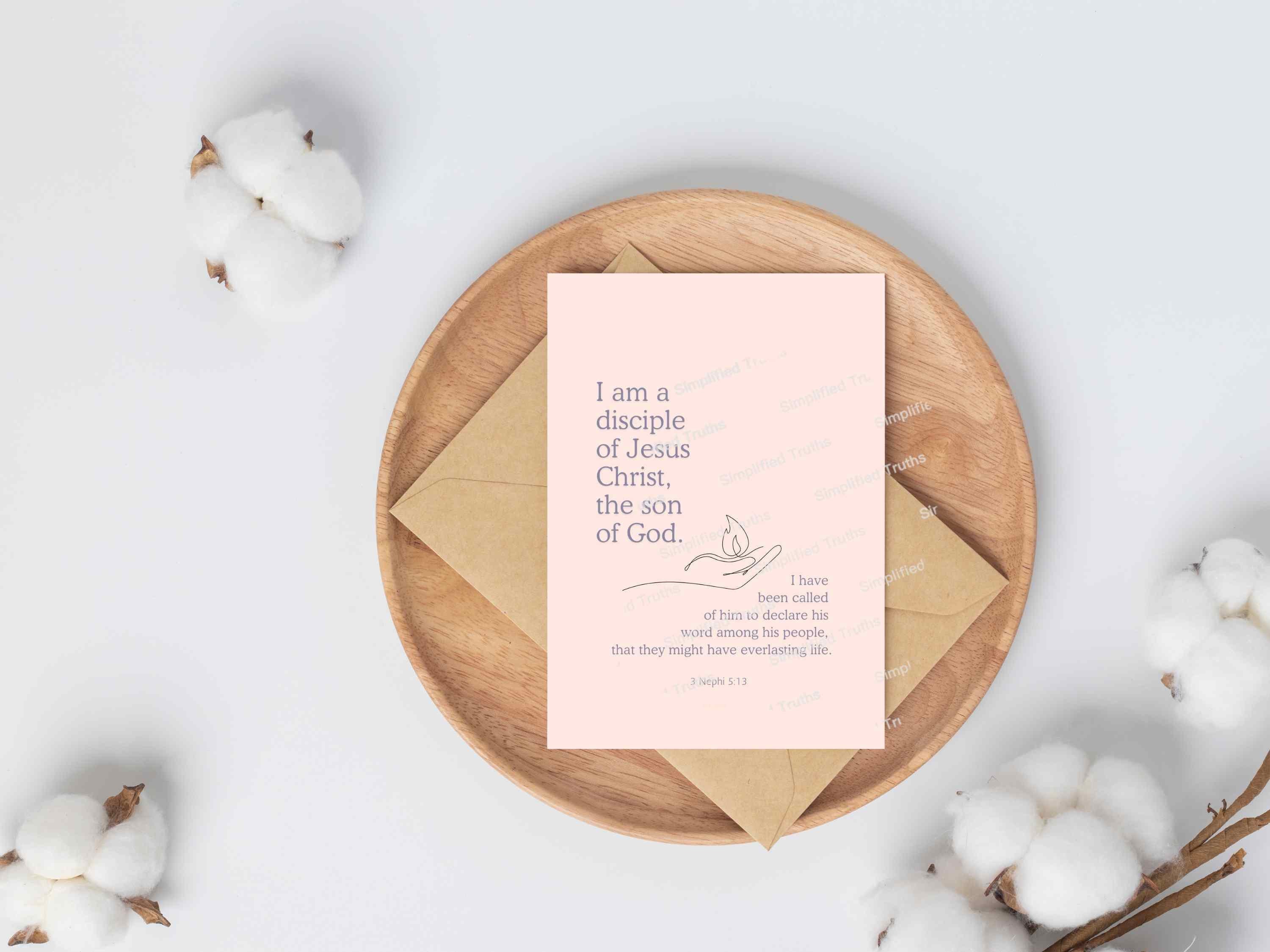 2024 Youth Theme I Am a Disciple of Christ Young Women LDS Poster for ...