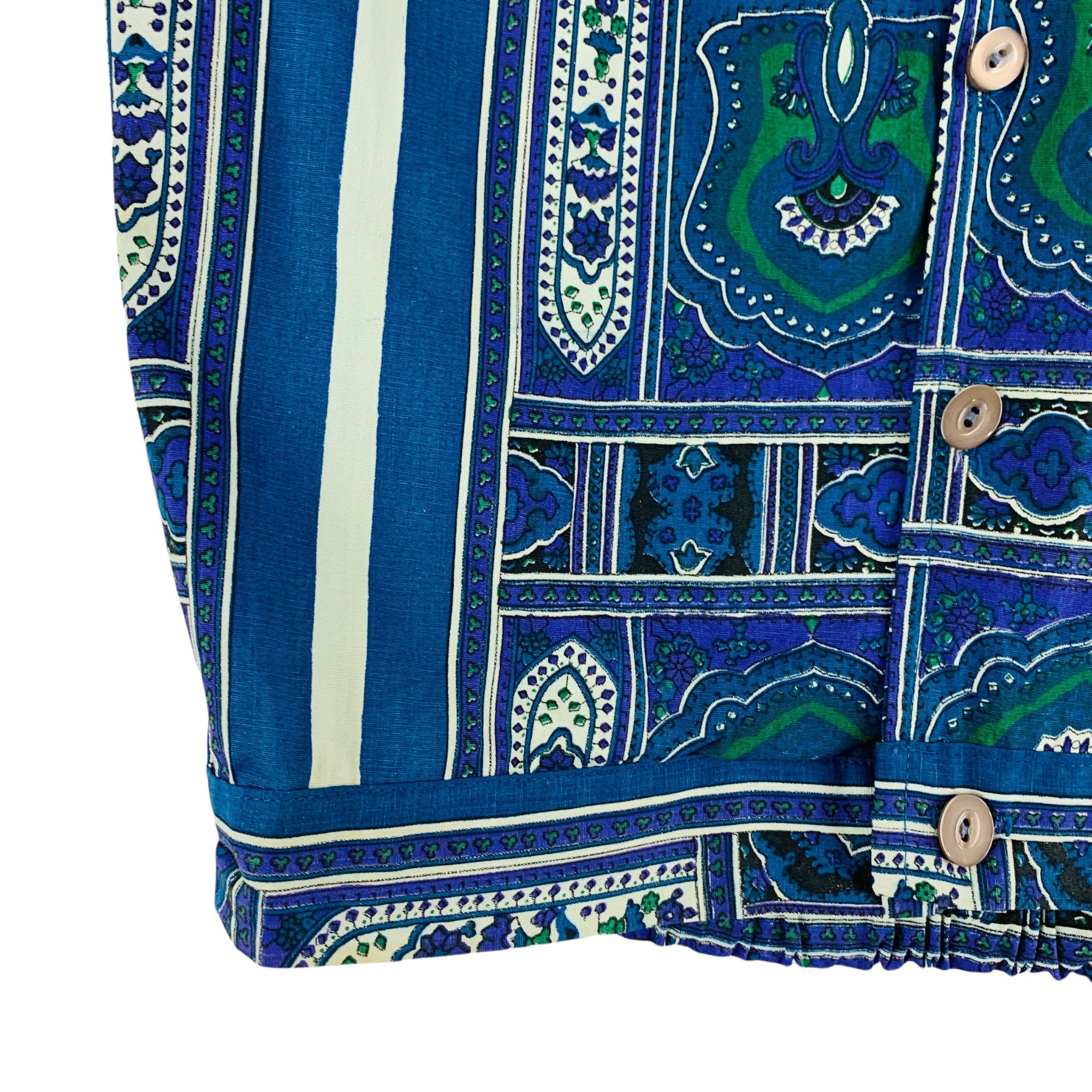 Vintage 1950s Blue Mens Patio Cabana Shirt Catalina Button Down - Etsy