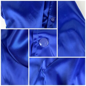 Vintage American Coaster Enthusiasts Satin Jacket Royal Blue Bomber - Etsy