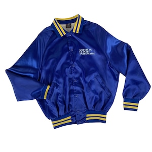 Vintage American Coaster Enthusiasts Satin Jacket Royal Blue Bomber - Etsy