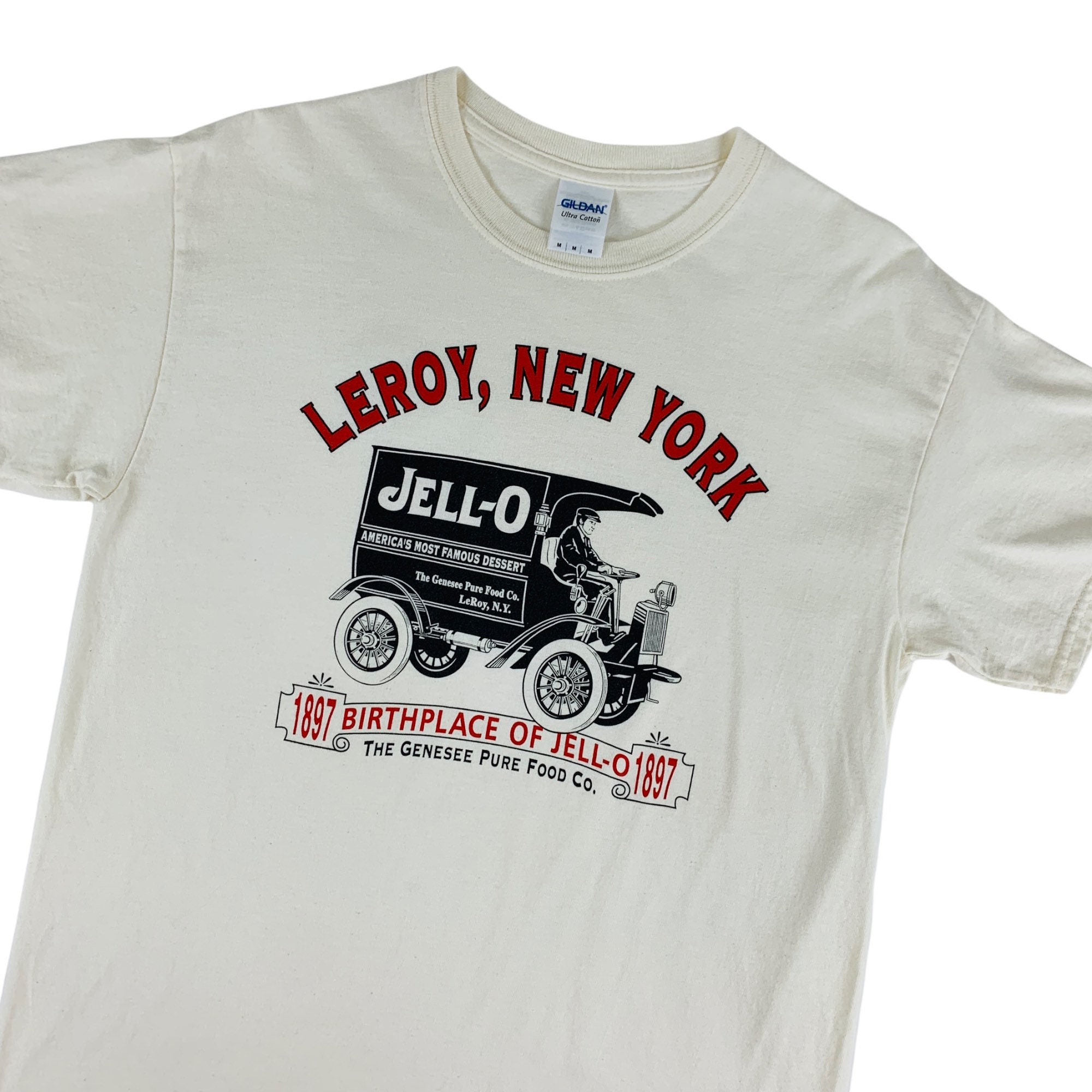 Vintage Birthplace of Jell-o Leroy New York Tee Dessert Museum - Etsy