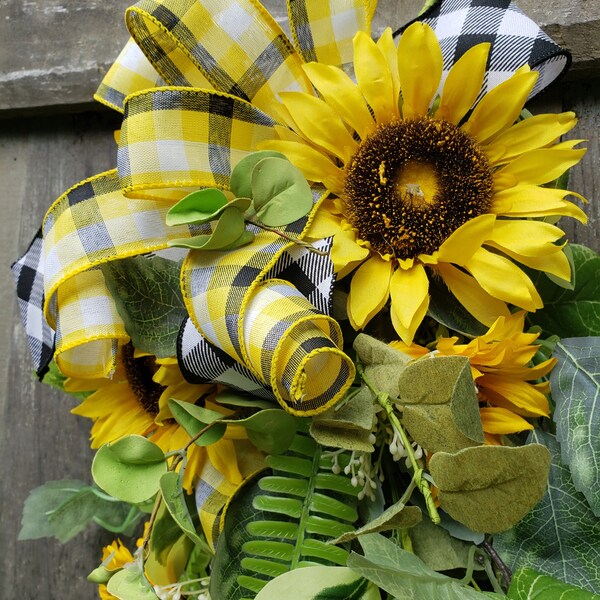 Sunflower Swag - Etsy