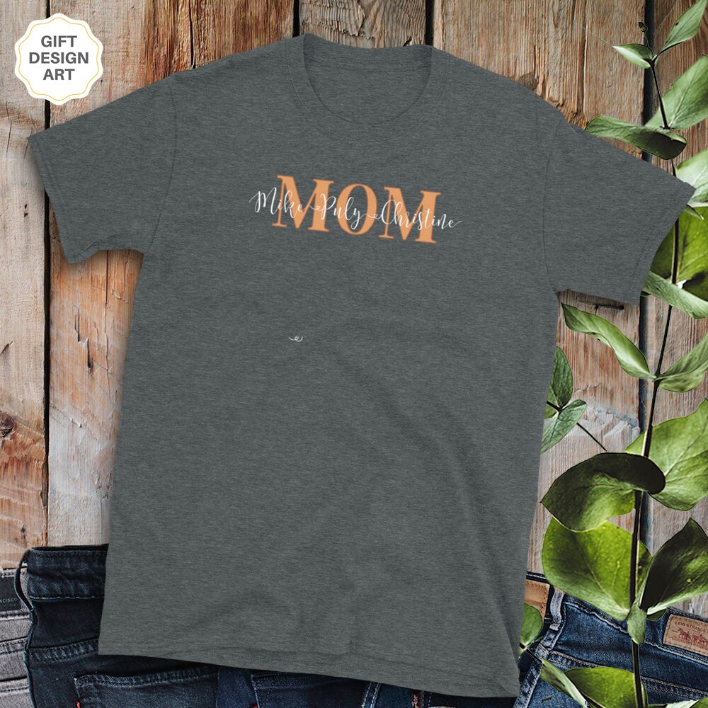 Personalized Mom Shirt Shirt For Mom Shirt With Names Mom Etsy