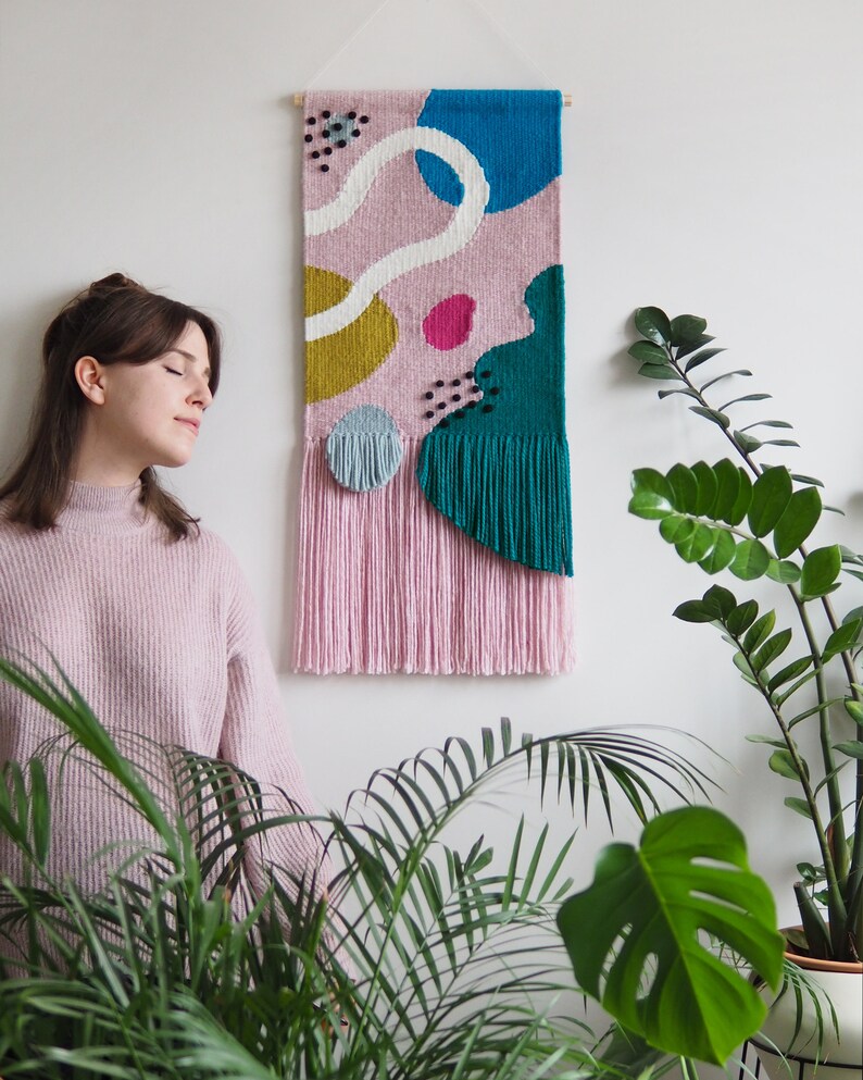 MADE TO ORDER Abstract Woven Wall Hanging Woven Tapestry - Etsy