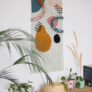 MADE TO ORDER Abstract Woven Wall Hanging Woven Tapestry Abstract Art ...