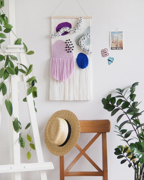 MADE TO ORDER Abstract Woven Wall Hanging Woven Tapestry | Etsy