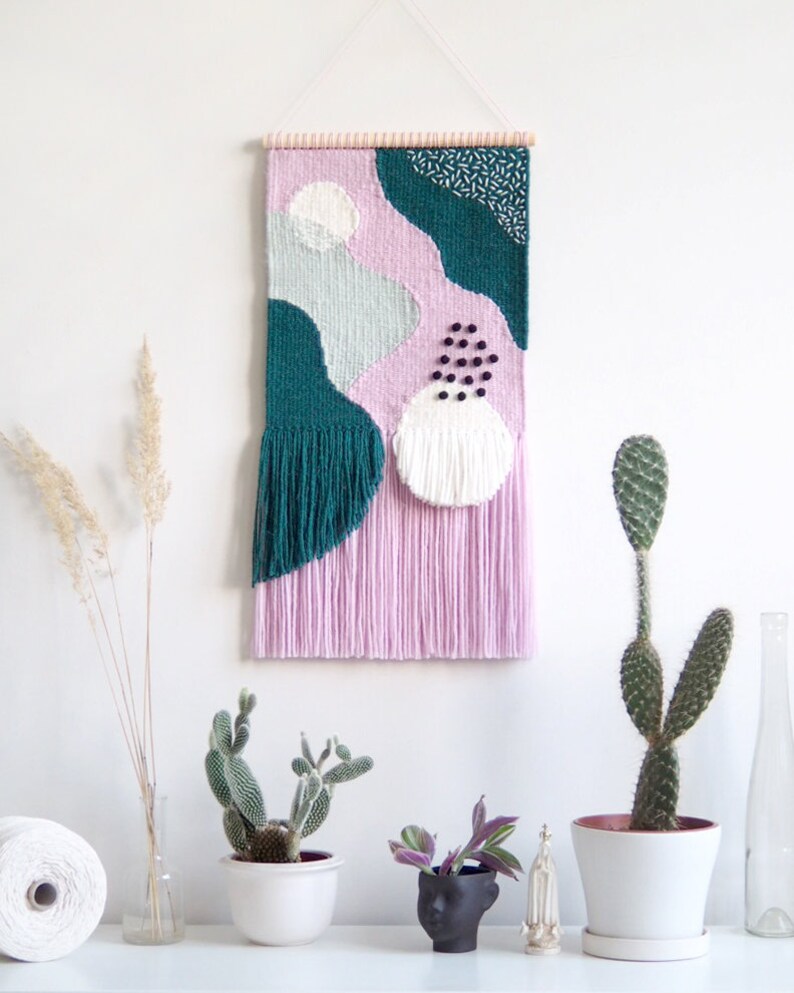 MADE TO ORDER Abstract Woven Wall Hanging Woven Tapestry Abstract Art ...