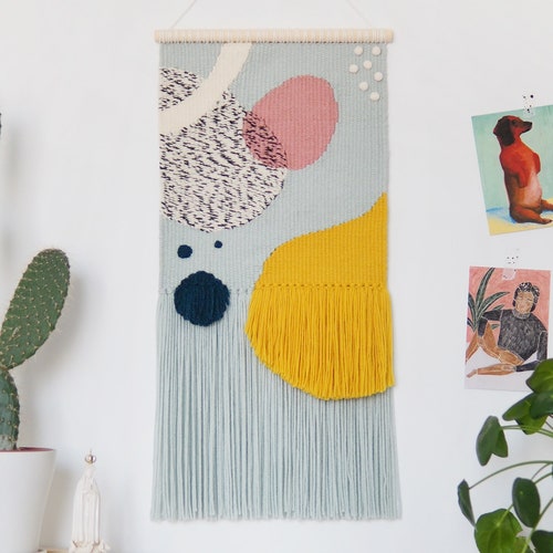 MADE TO ORDER Abstract Wall Hanging Woven Tapestry - Etsy