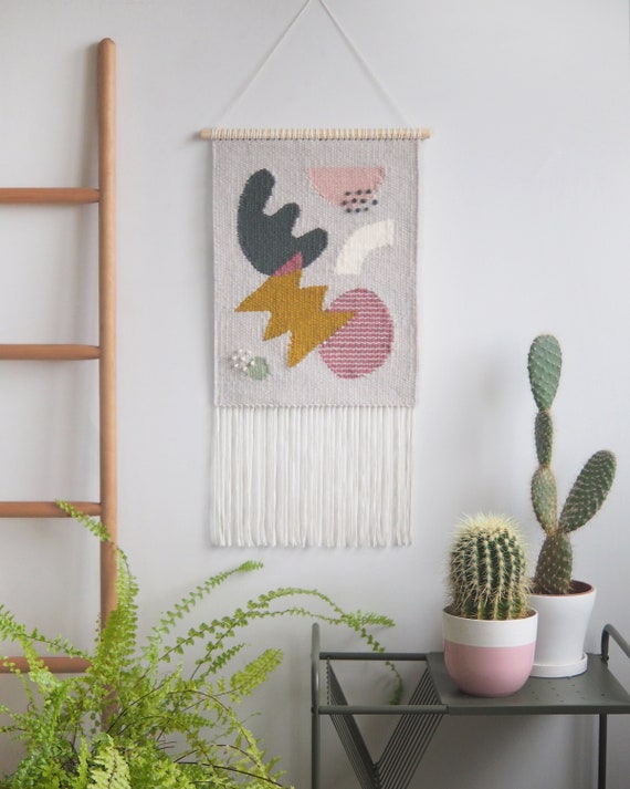 READY TO SHIP Abstract Woven Wall Hanging Woven Tapestry - Etsy