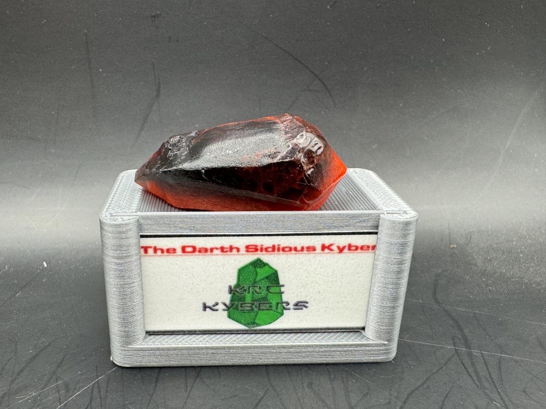 The Darth Sidious Kyber-the V2 Black Kyber (V2 Kyber) - Etsy