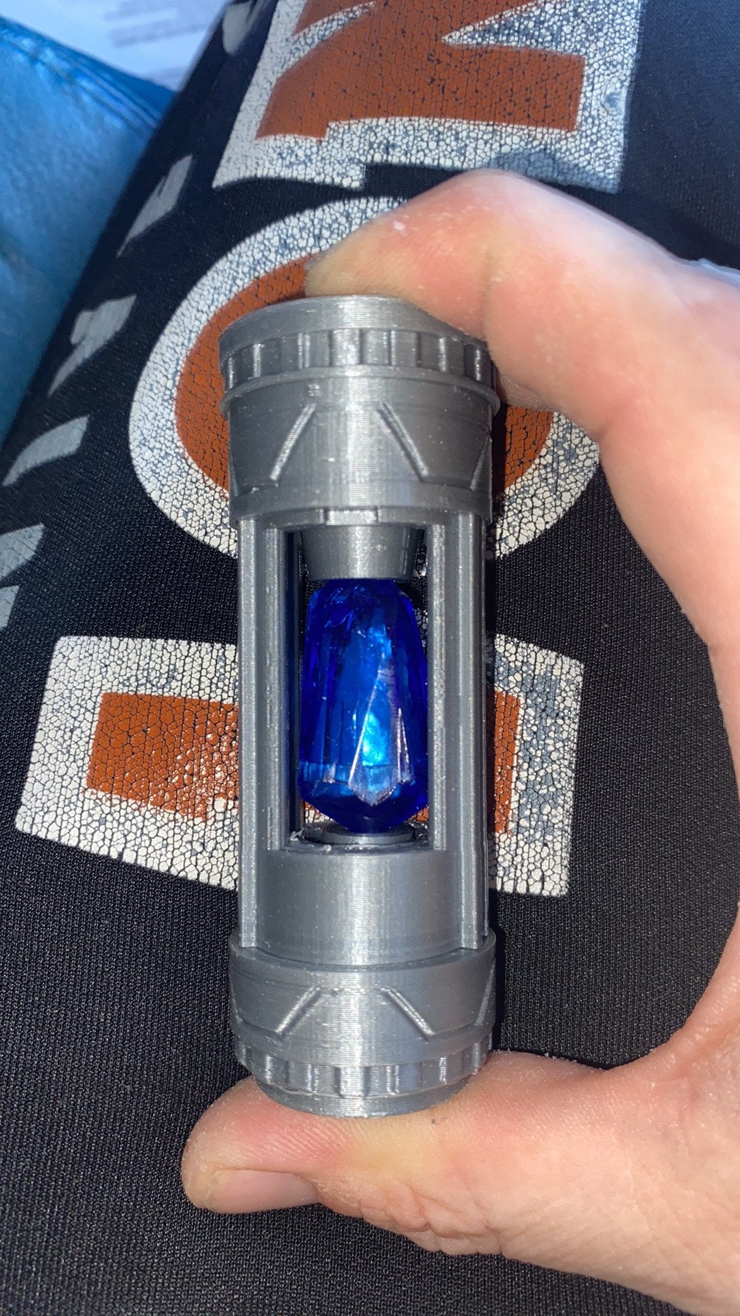 Galaxys Edge Kyber Crystal Container/holder and LED Necklace - Etsy Sweden