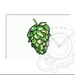 Hops 5x7 Print in 8x10 Mat, Hops Plant, Beer Making Gifts, Gifts for ...