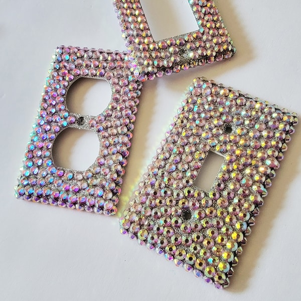 Rhinestone Light Switch Covers - Etsy