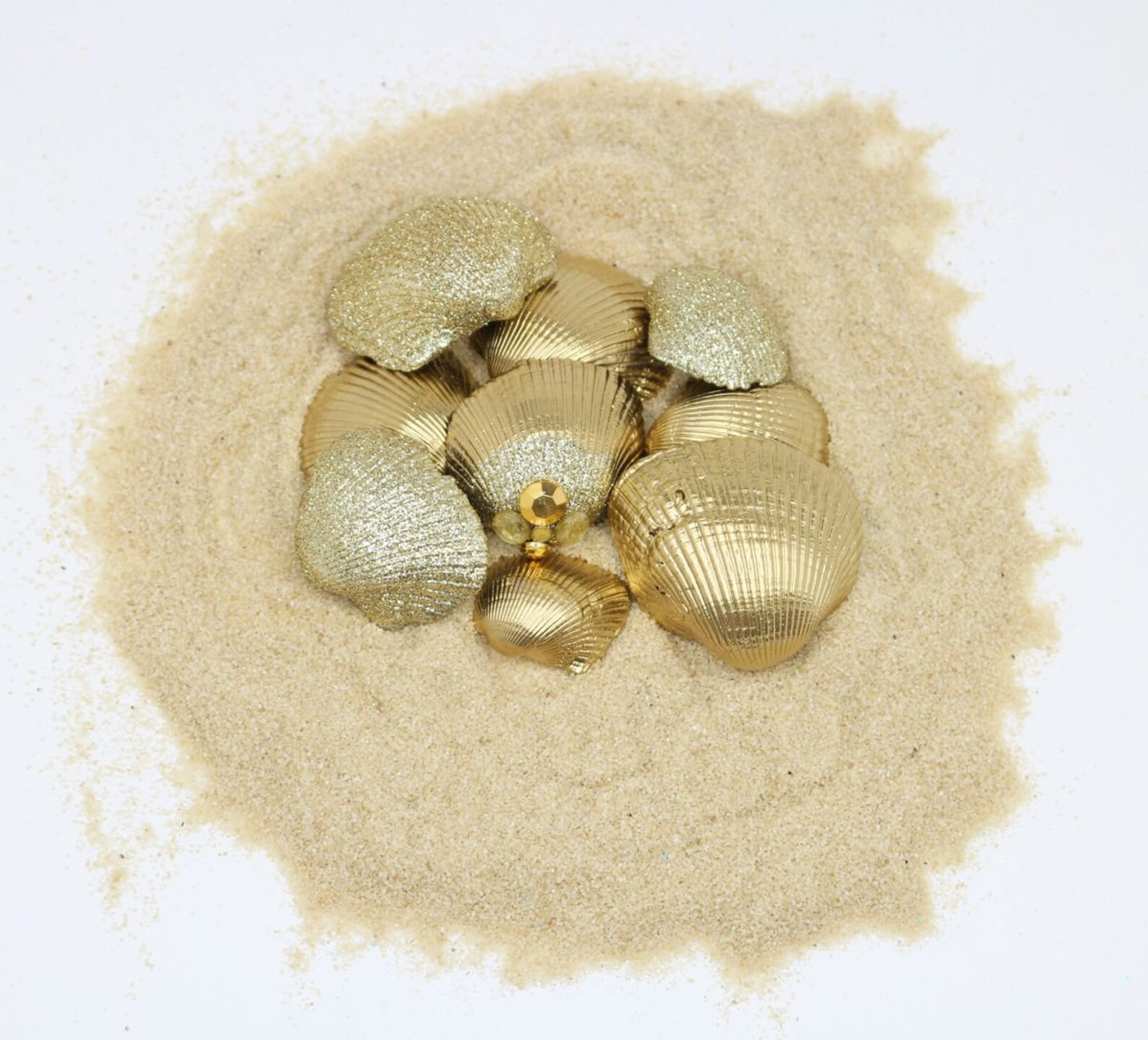Gold Seashell Decor | Set of 10 - Etsy