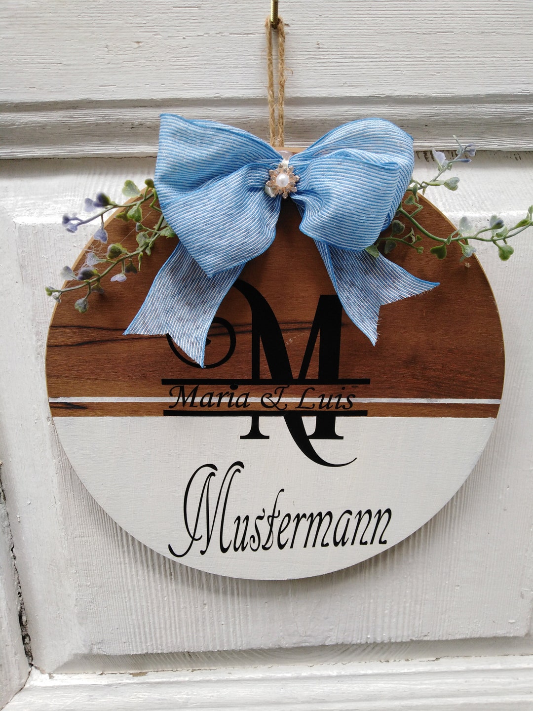 Personalized Door Sign Door Hanger Home Sign Family Sign - Etsy