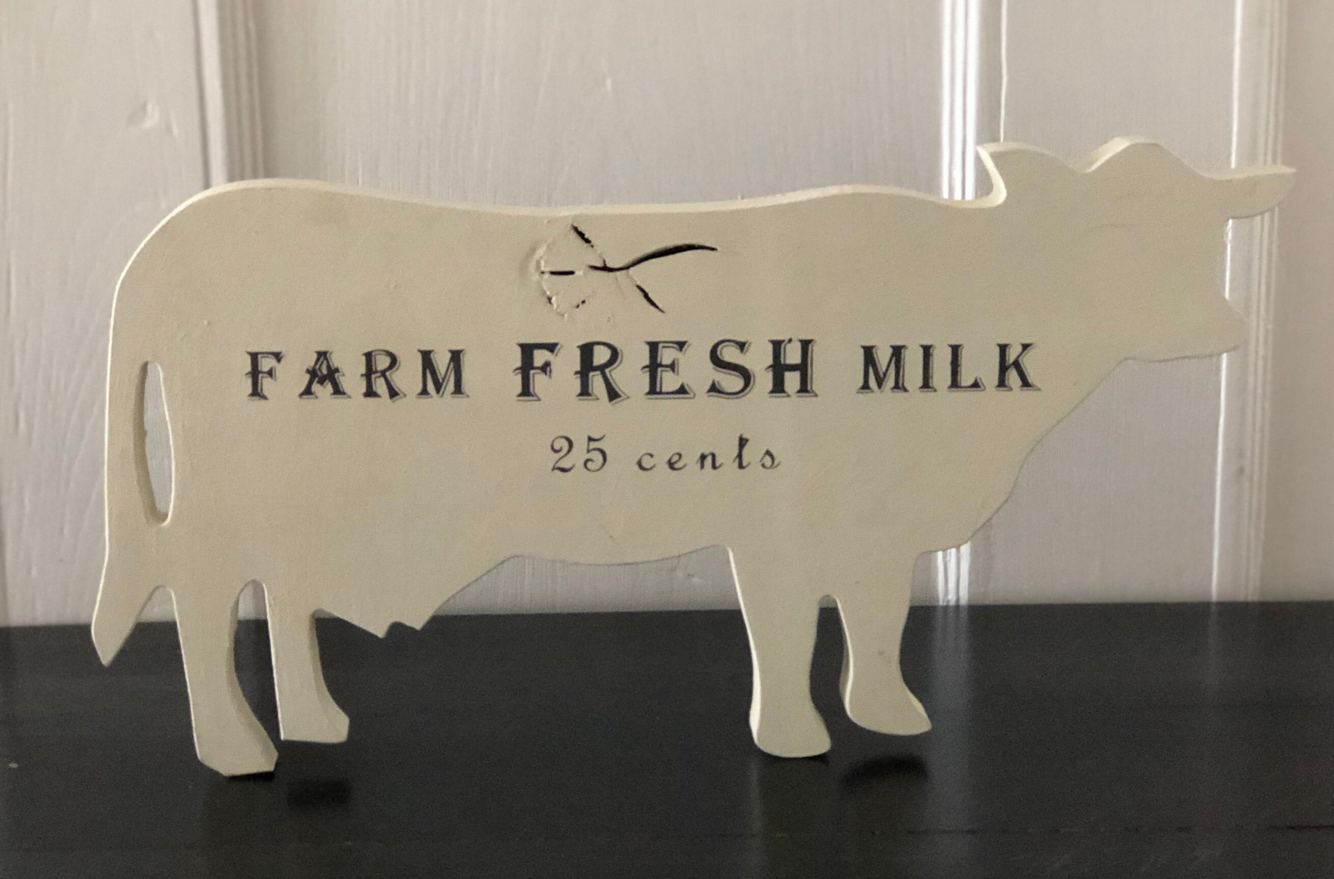 Cow Decor Wooden Cow Farmhouse Cow Decor Kitchen Cow - Etsy