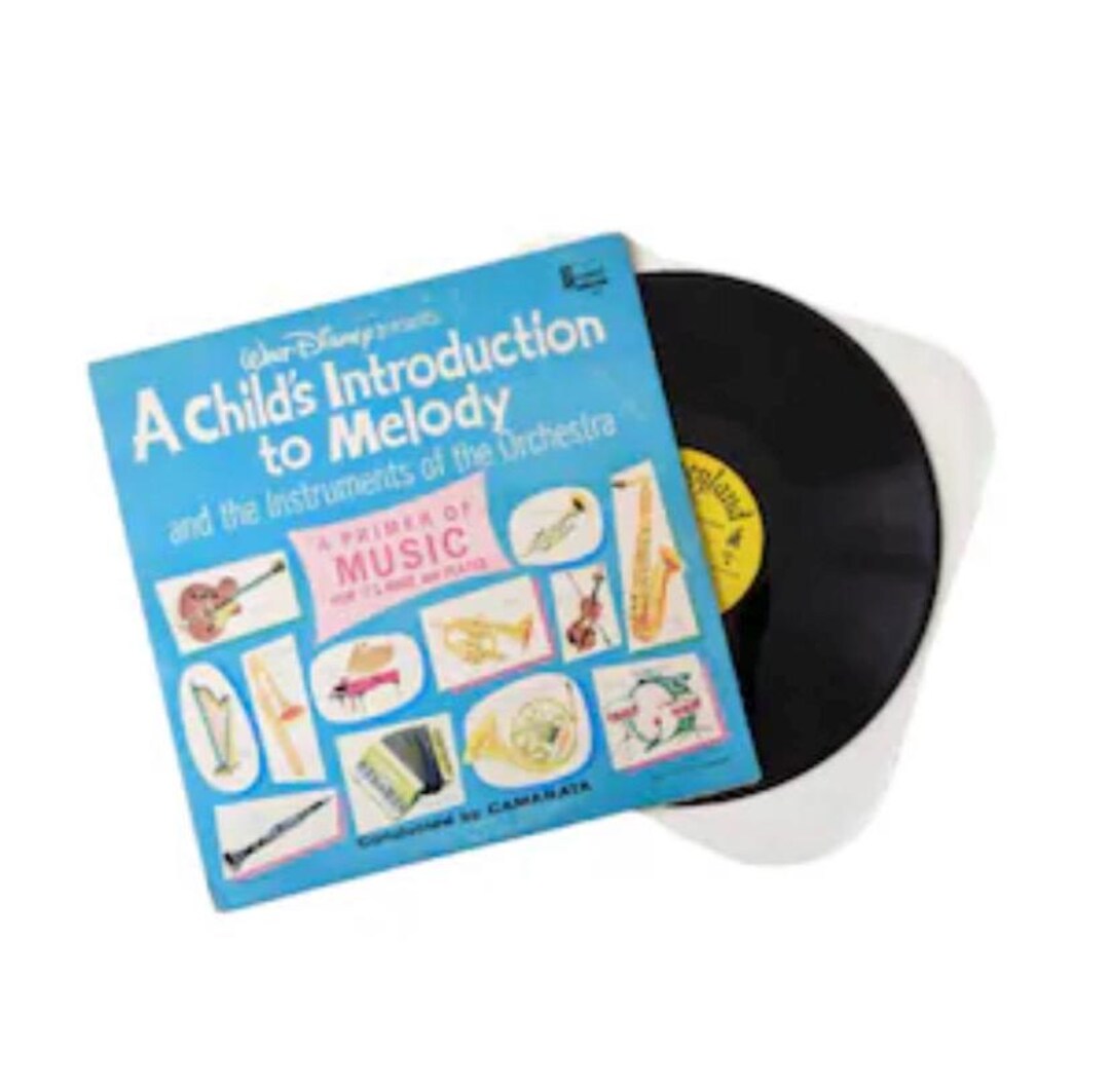 1964 Walt Disney Record Melody Instrumental Orchestra USA Vintage Vinyl ...