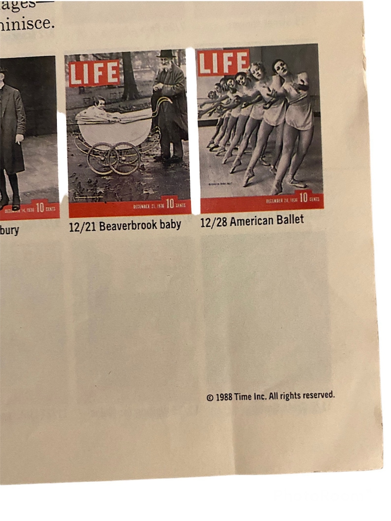 1988 Vintage Life Magazine Covers From 1936-1988 Rare 2000 - Etsy