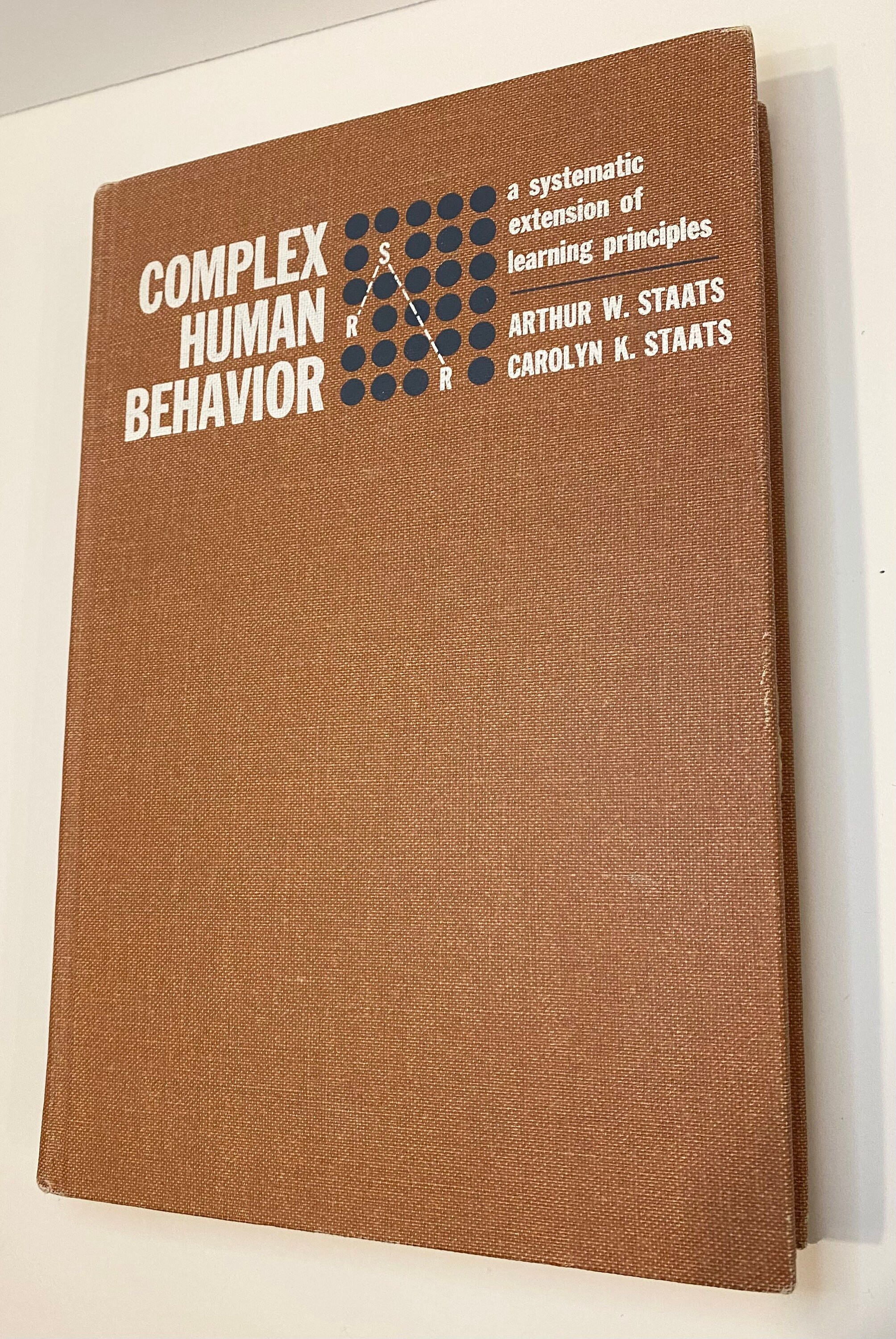 Vintage Book 1968 Complex Human Behavior Arthur Staats Antique ...