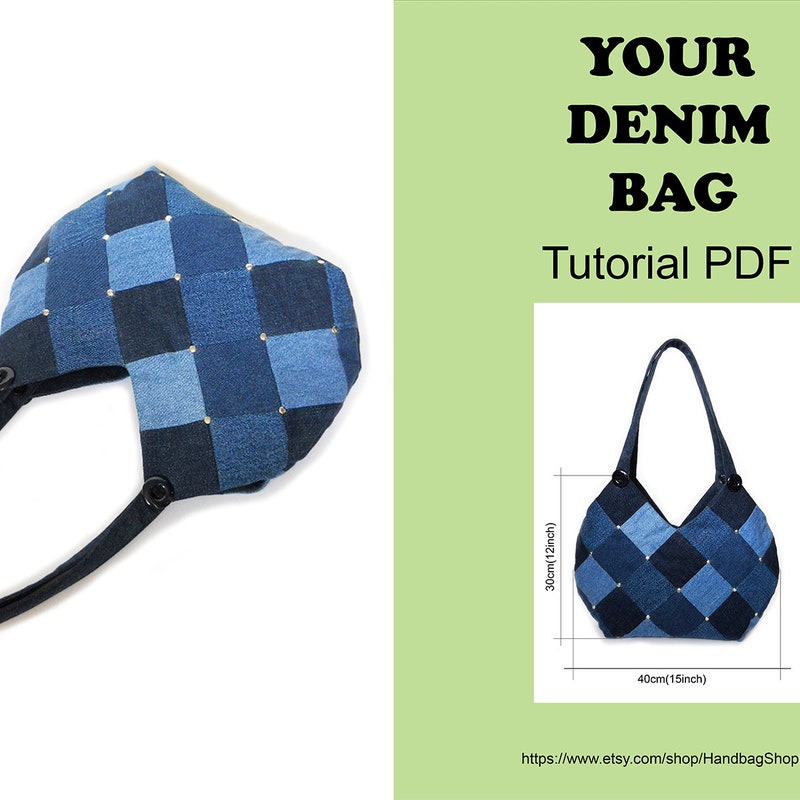 Denim Bag Pattern - Etsy