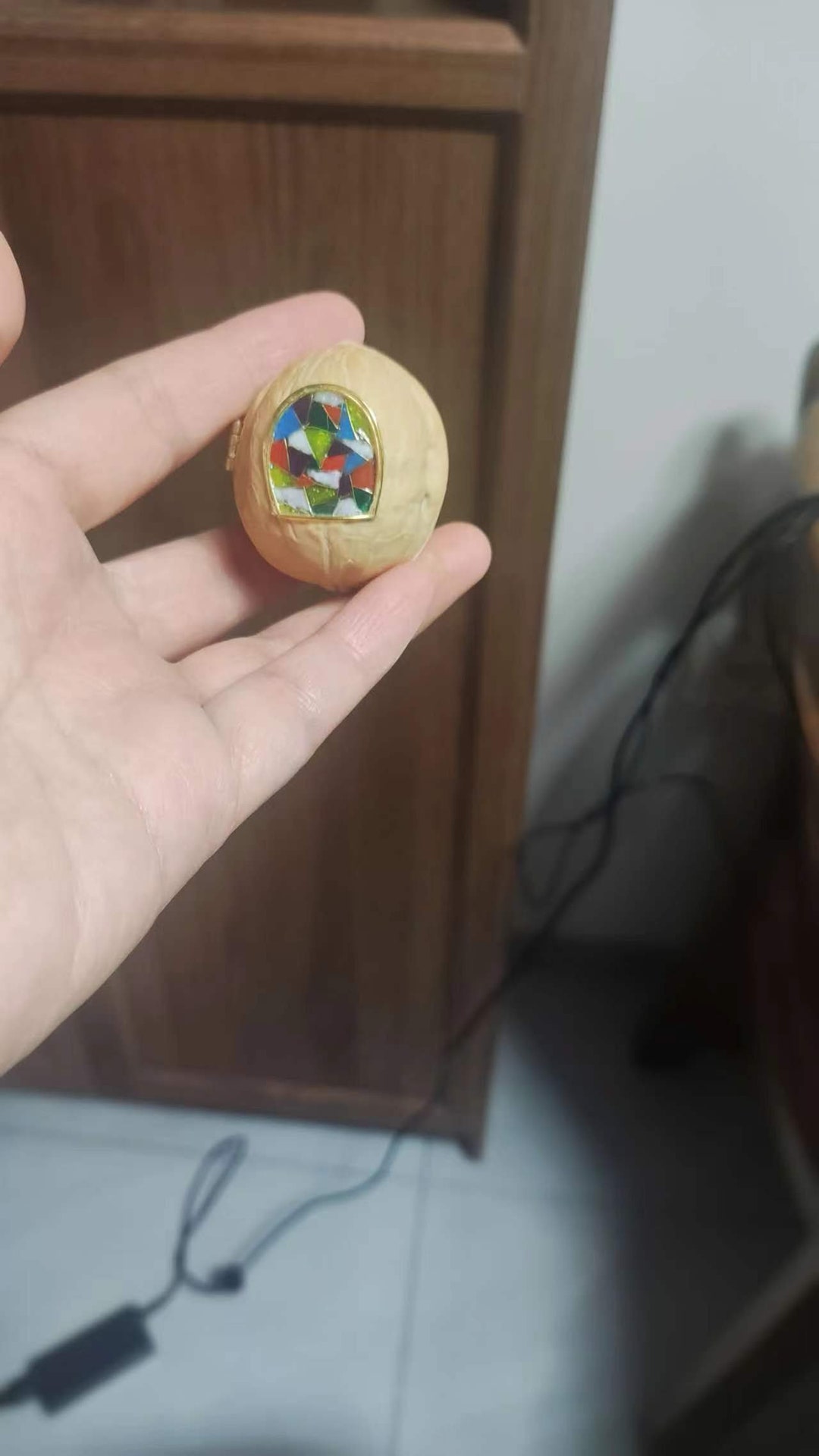 Walnut Shell Box Dollhouse Tiny House Miniature Doll House Unique Gifts ...